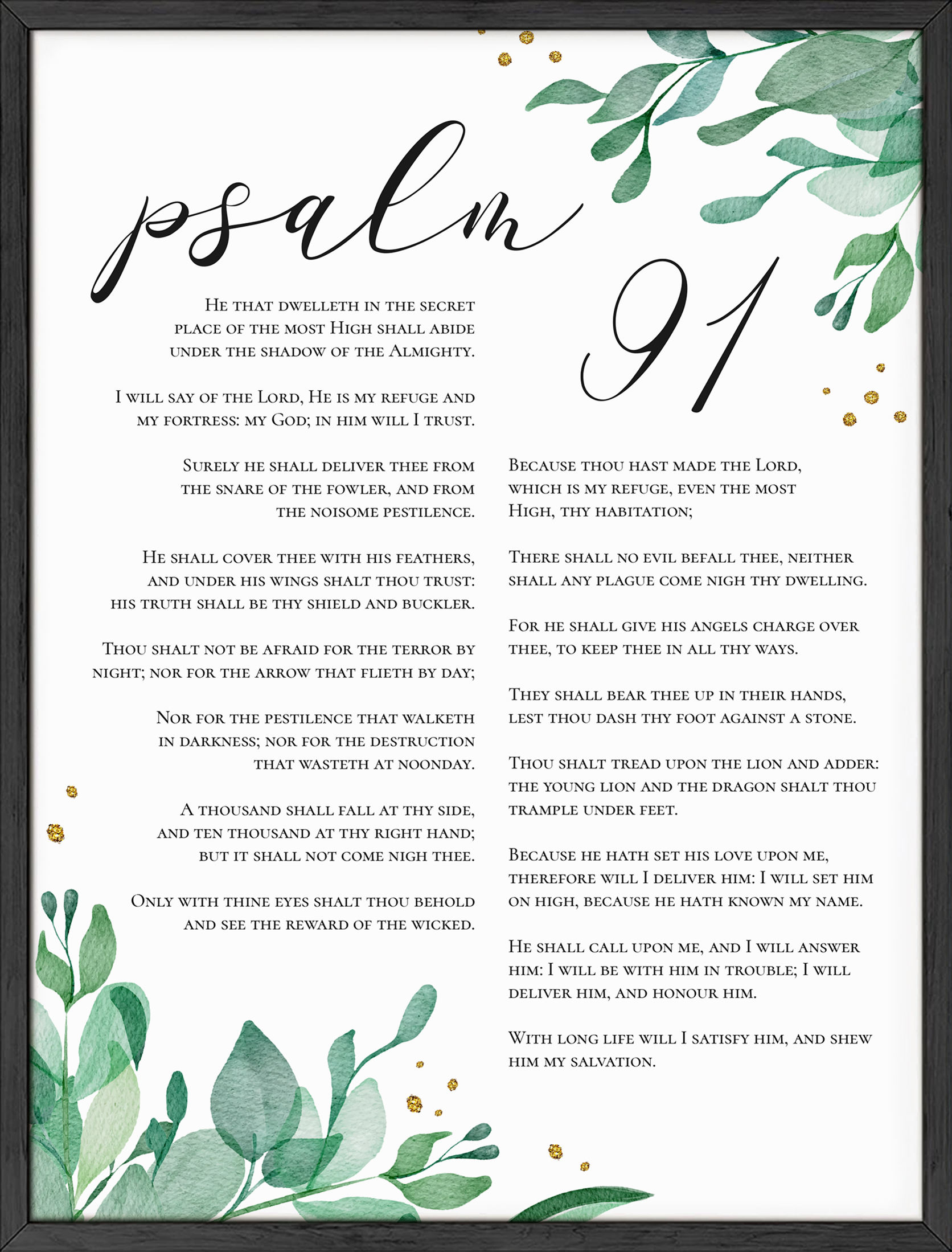 Free Printable Pdf Psalm 91 Printable FREE Printables Free Printable Pdf Psalm 91 Printable FREE Printables