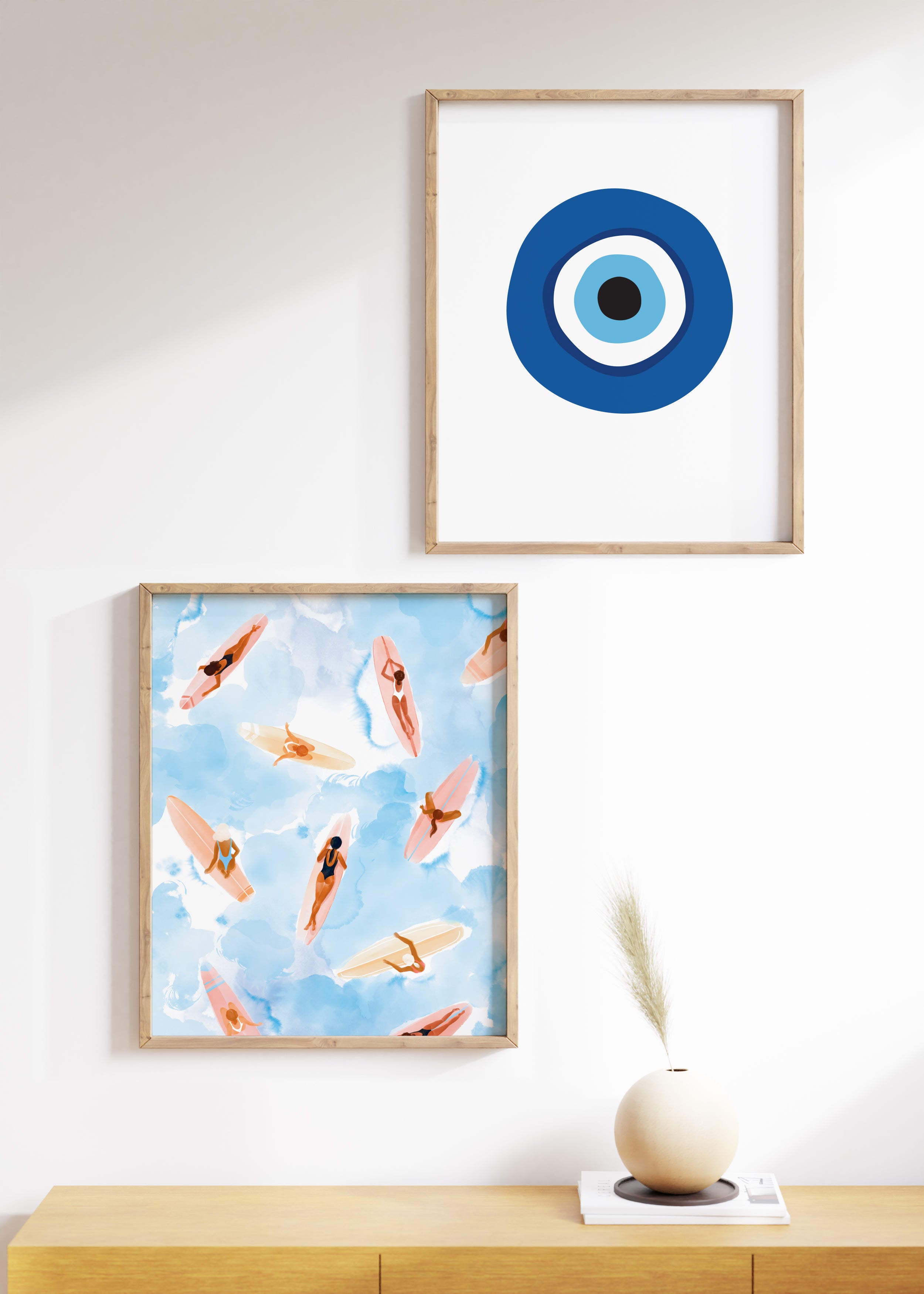 Surfers and Evil Eyes - Gallery Set – Haus and Hues
