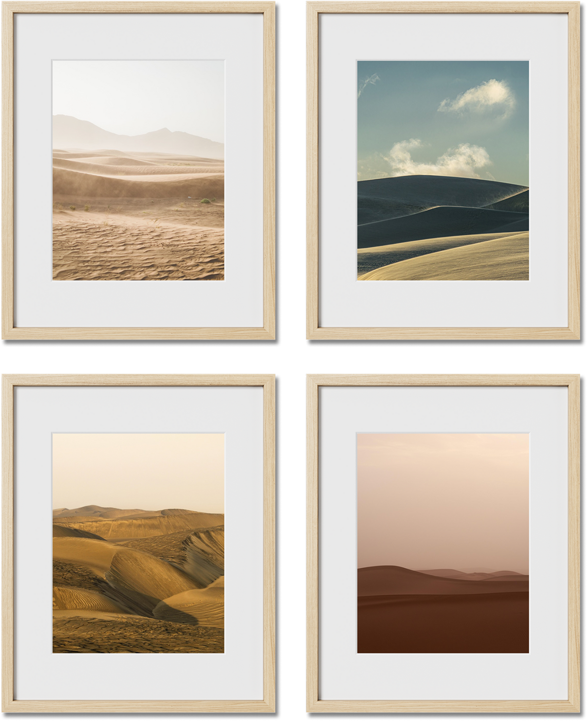 Set of 4 Picture Frame Set | Premium Gallery Wall Decor – Haus and Hues