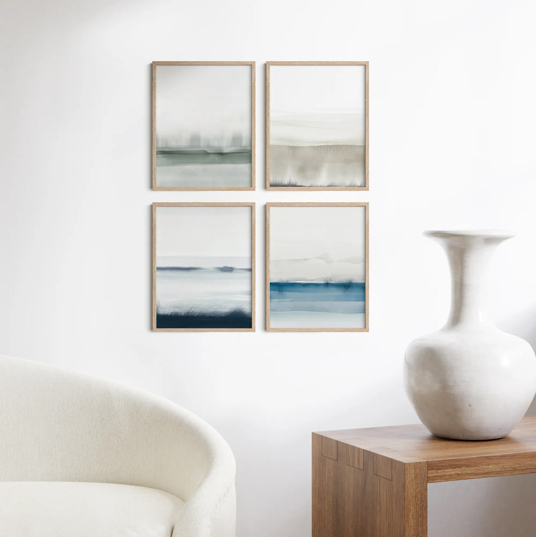 Set of 4 Picture Frame Set | Premium Gallery Wall Decor – Haus and Hues