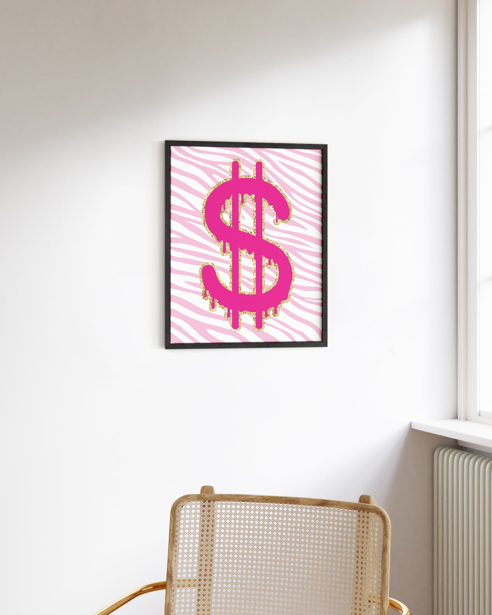 Zebra Money Sign – Haus and Hues