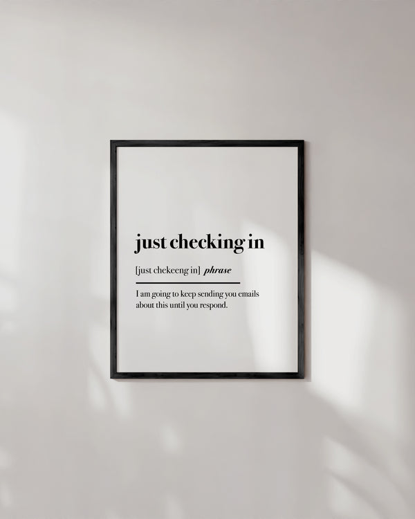 Just checking in – Haus and Hues