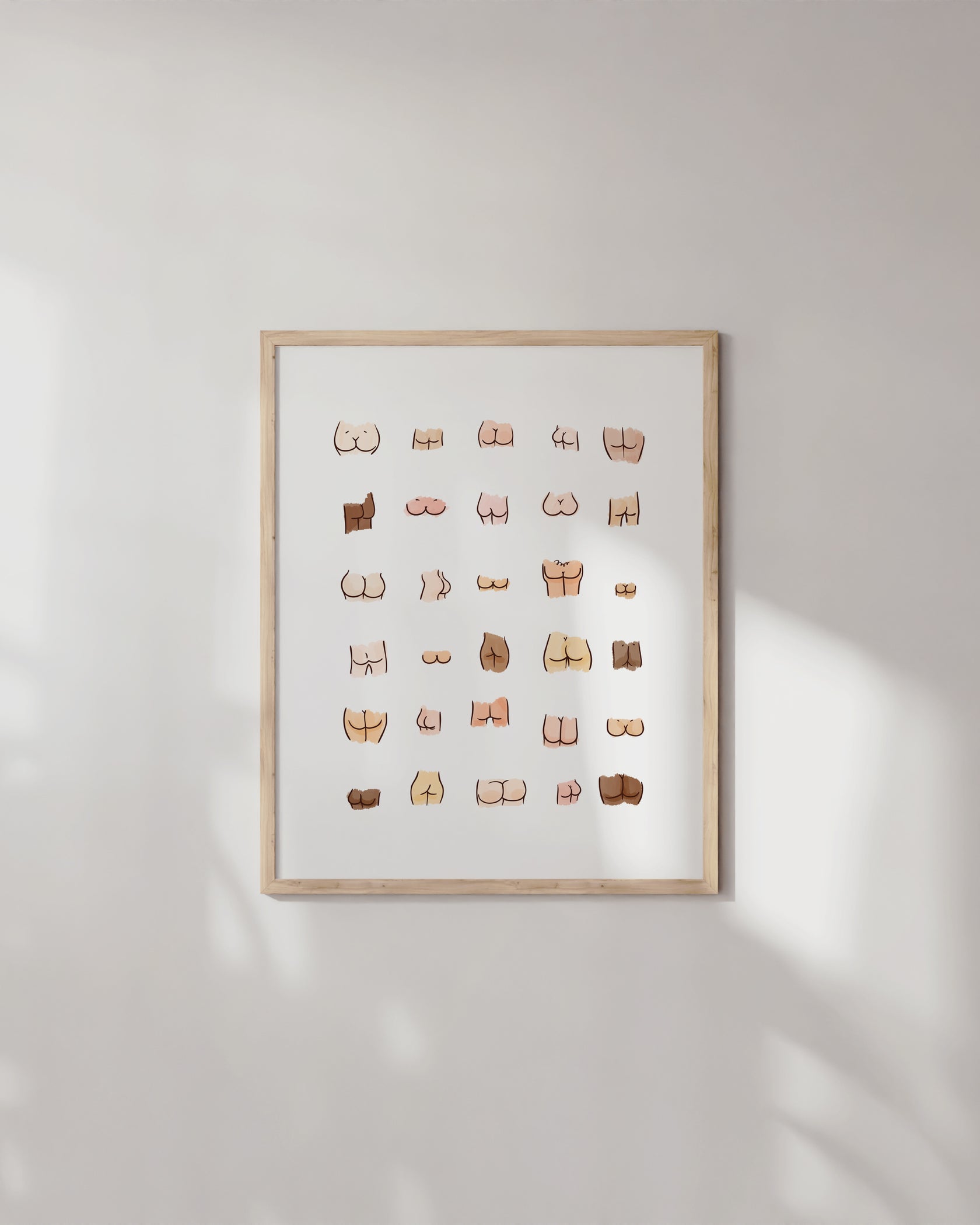 Butt chart – Haus and Hues