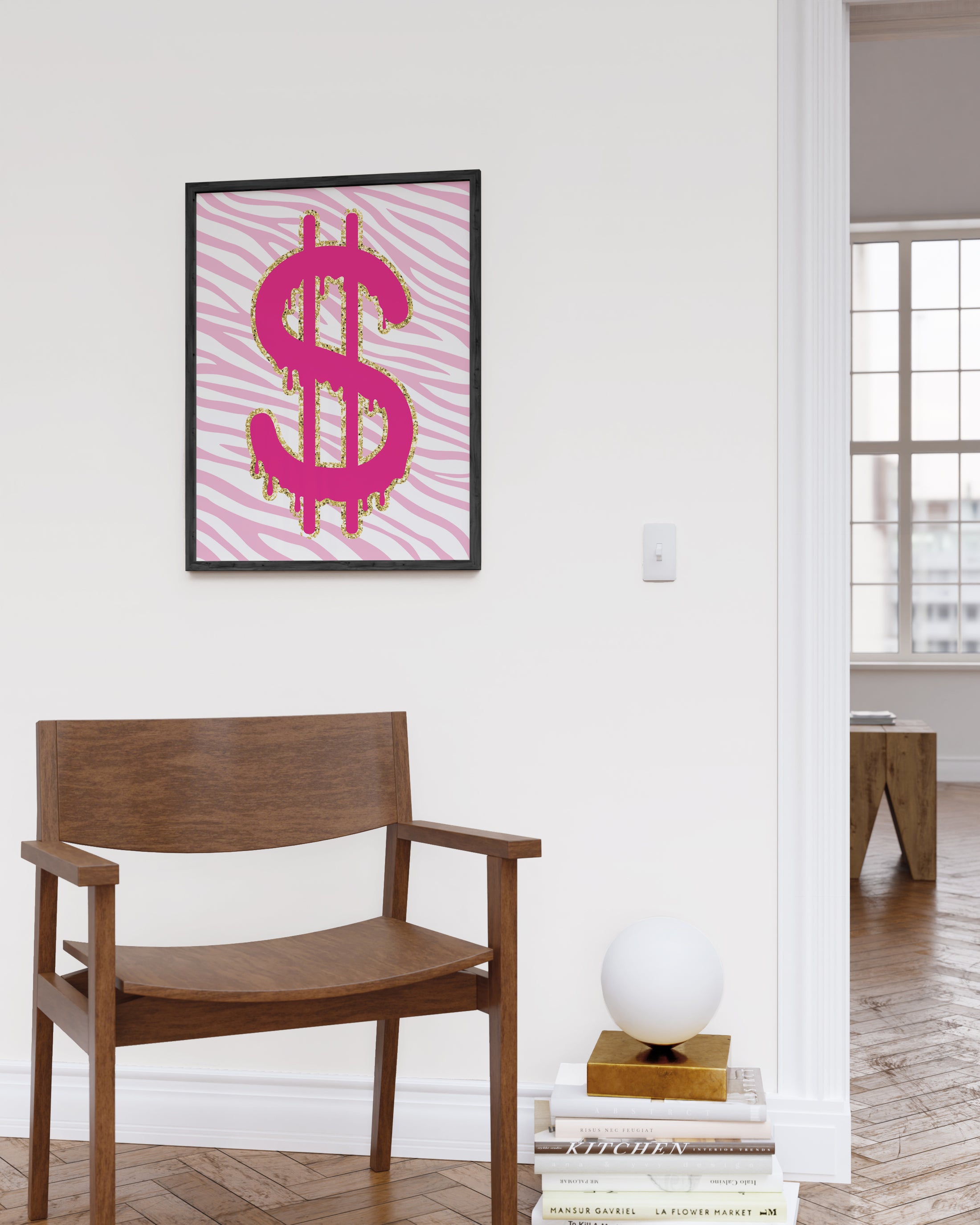 Zebra money sign – Haus and Hues