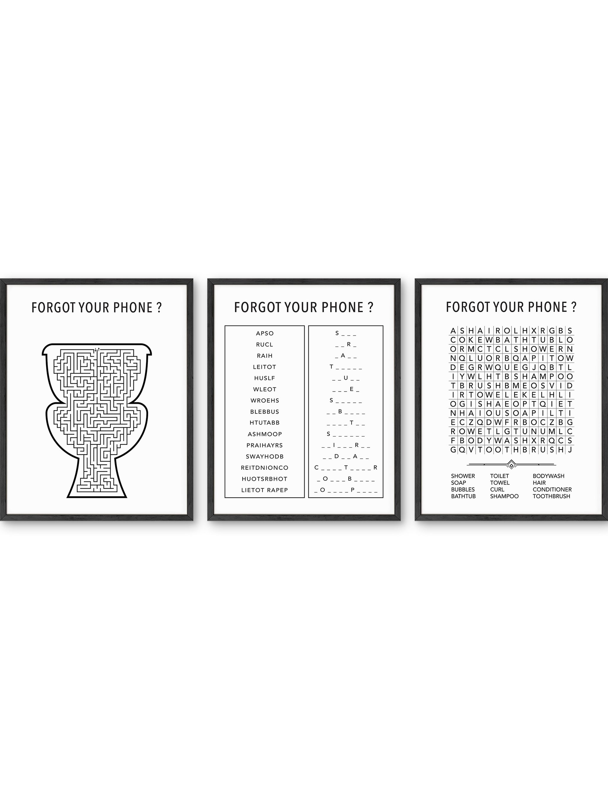 Funny bathroom games – Haus and Hues